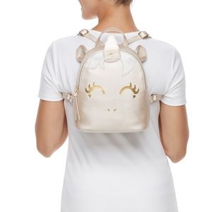 Bags | Unicorn Mini Backpack Pink Glitter | Poshmark